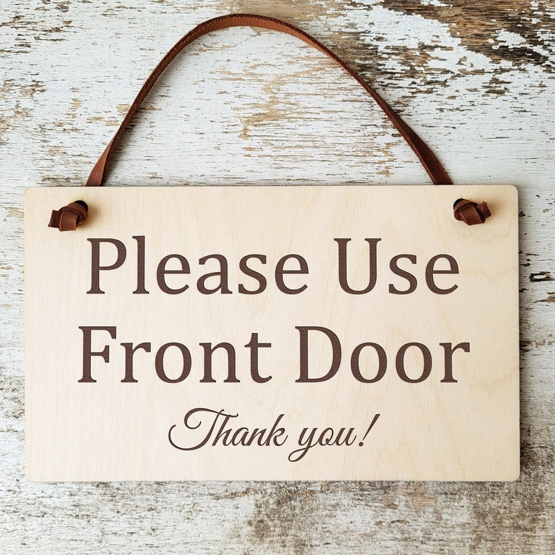 Please Use This Door Sign - Etsy