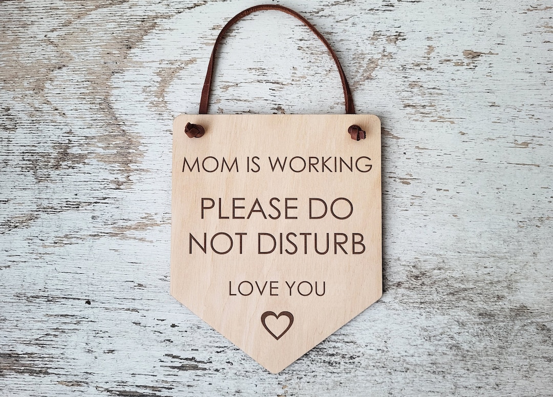 Custom Do Not Disturb Sign - Personalized Mom is Busy Sign for Home ...