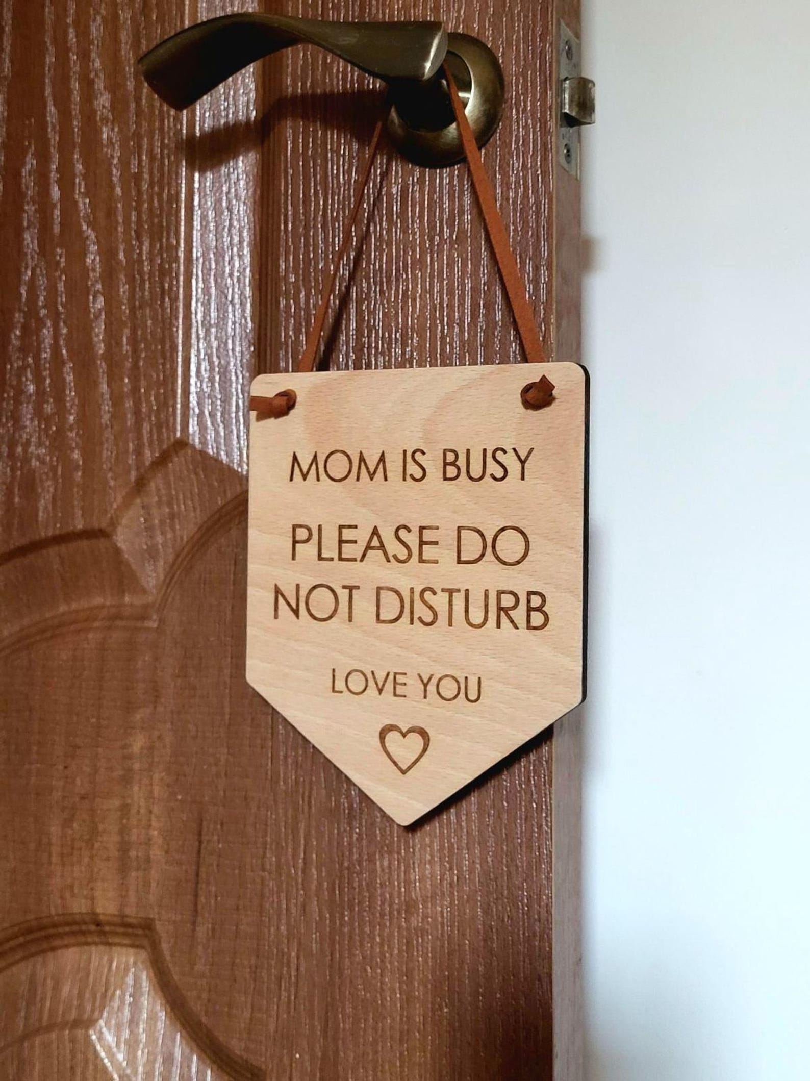 Custom Do Not Disturb Sign - Personalized Mom is Busy Sign for Home ...