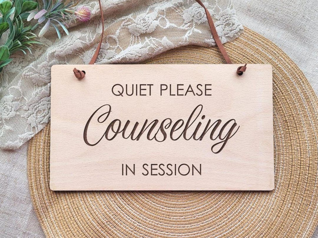 In Session Sign – Therapy Door Sign, Quiet Please Sign, Counseling ...
