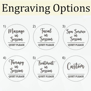 Custom Business Sign - Esthetician & Physical Therapy Door Sign ...