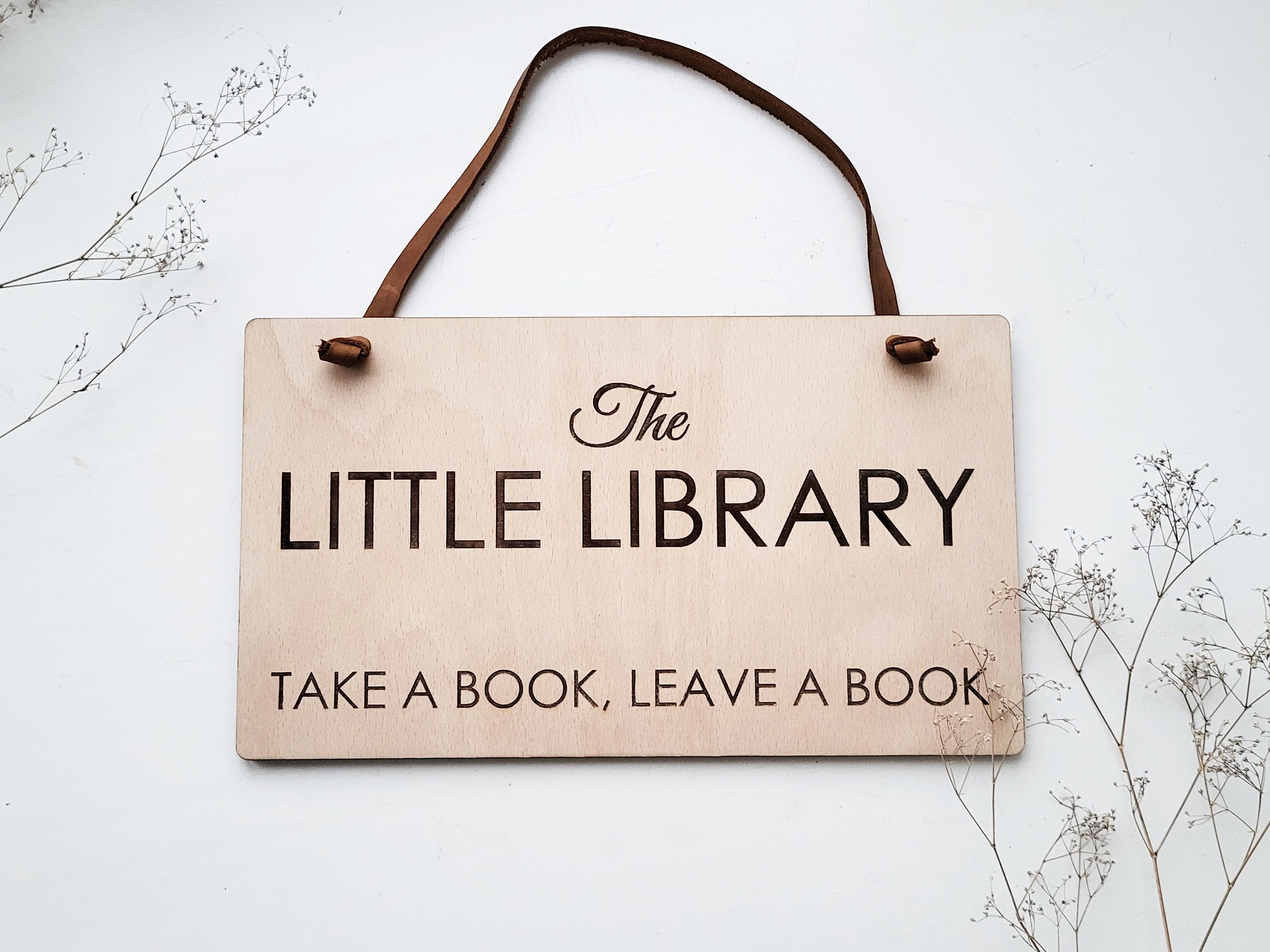 Little Library Sign, Library Decor, Library Sign, Take a Book Leave a ...