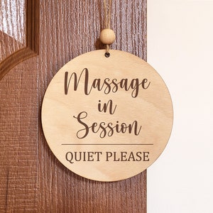 Custom Business Sign - Esthetician & Physical Therapy Door Sign ...