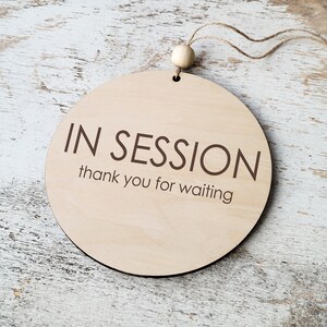 In Session Sign, Office Door Hanger, Personalized Custom Sign - Etsy
