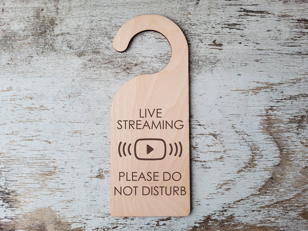 Game Room Sign - Do Not Disturb, Live Streaming in Progress | Custom ...