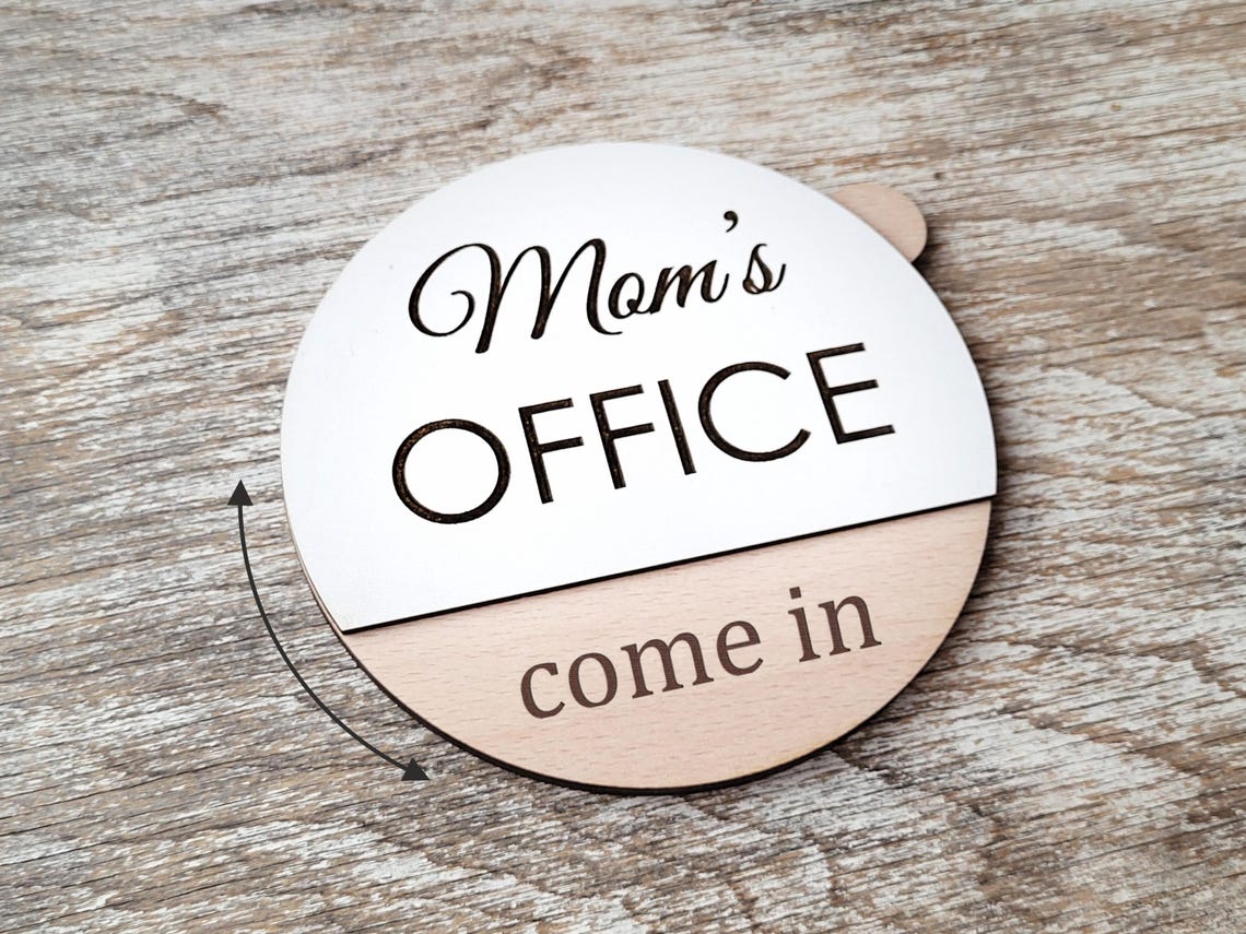 Office Door Sign - Work From Home, Do Not Disturb, Meeting in Progress ...