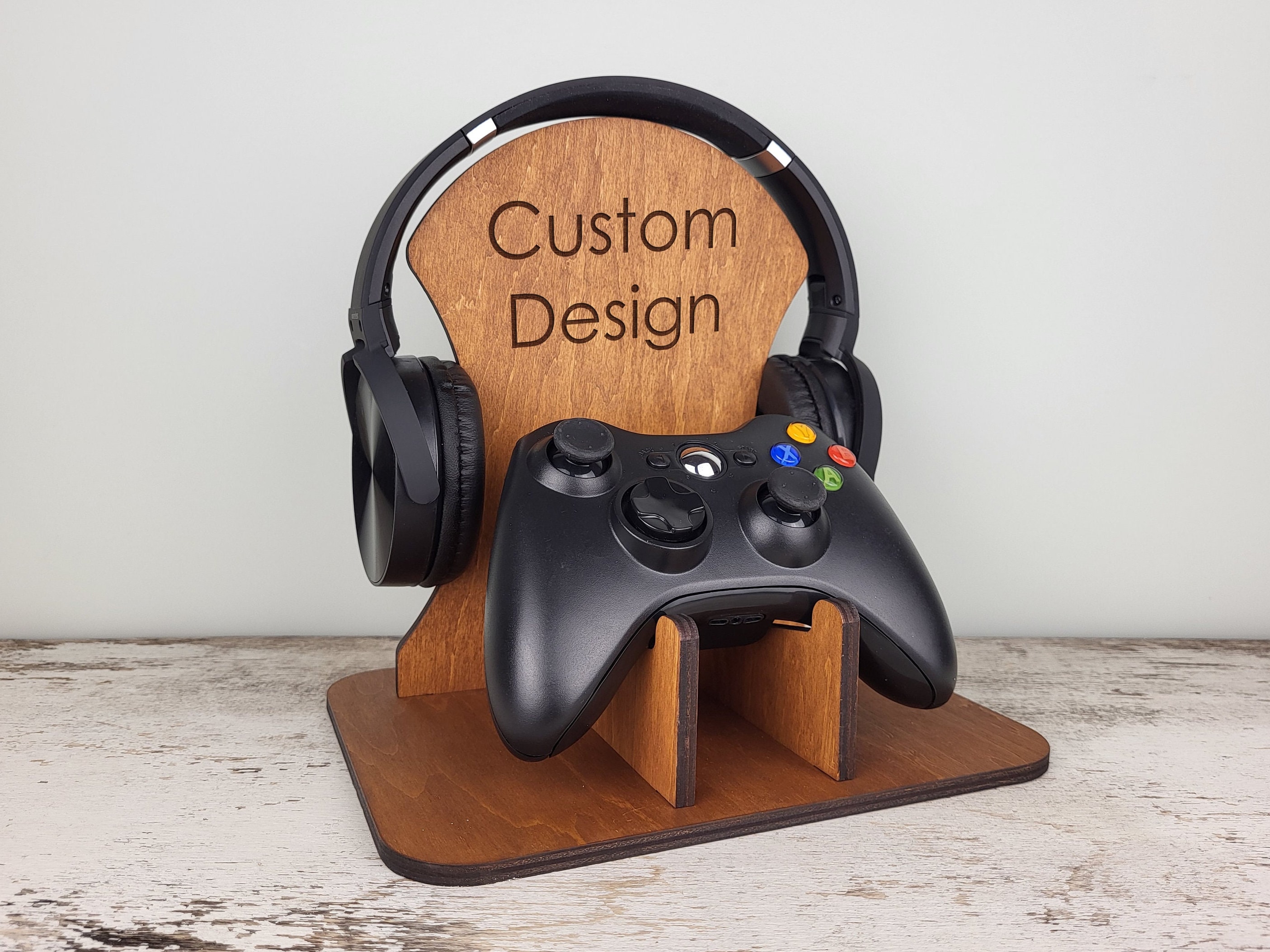 Headphone and Controller Stand / Gamer Gift / Gaming Station / - Etsy