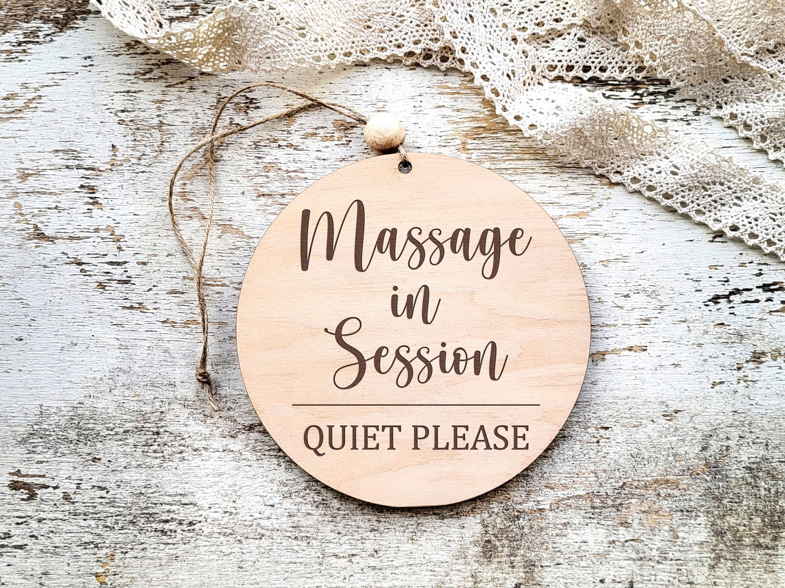 Custom Business Sign Esthetician & Physical Therapy Door Sign, Massage ...