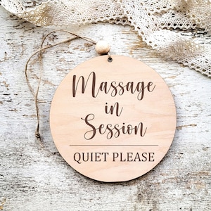 Custom Business Sign - Esthetician & Physical Therapy Door Sign ...