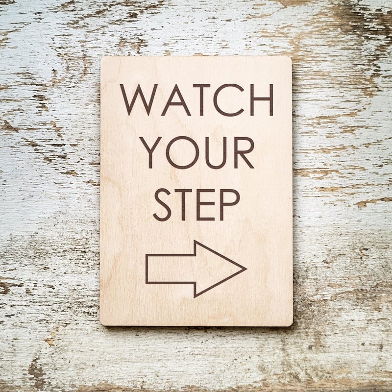 Watch Your Step - Etsy