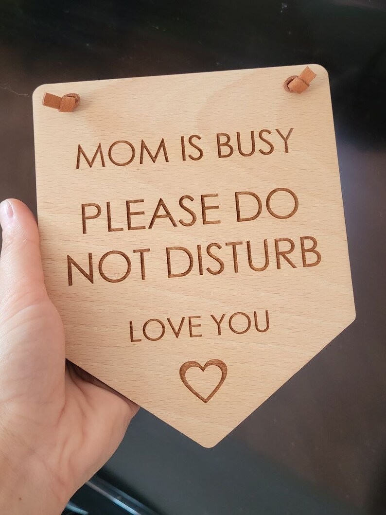 Custom Do Not Disturb Sign Personalized Mom is Busy Sign for Home ...