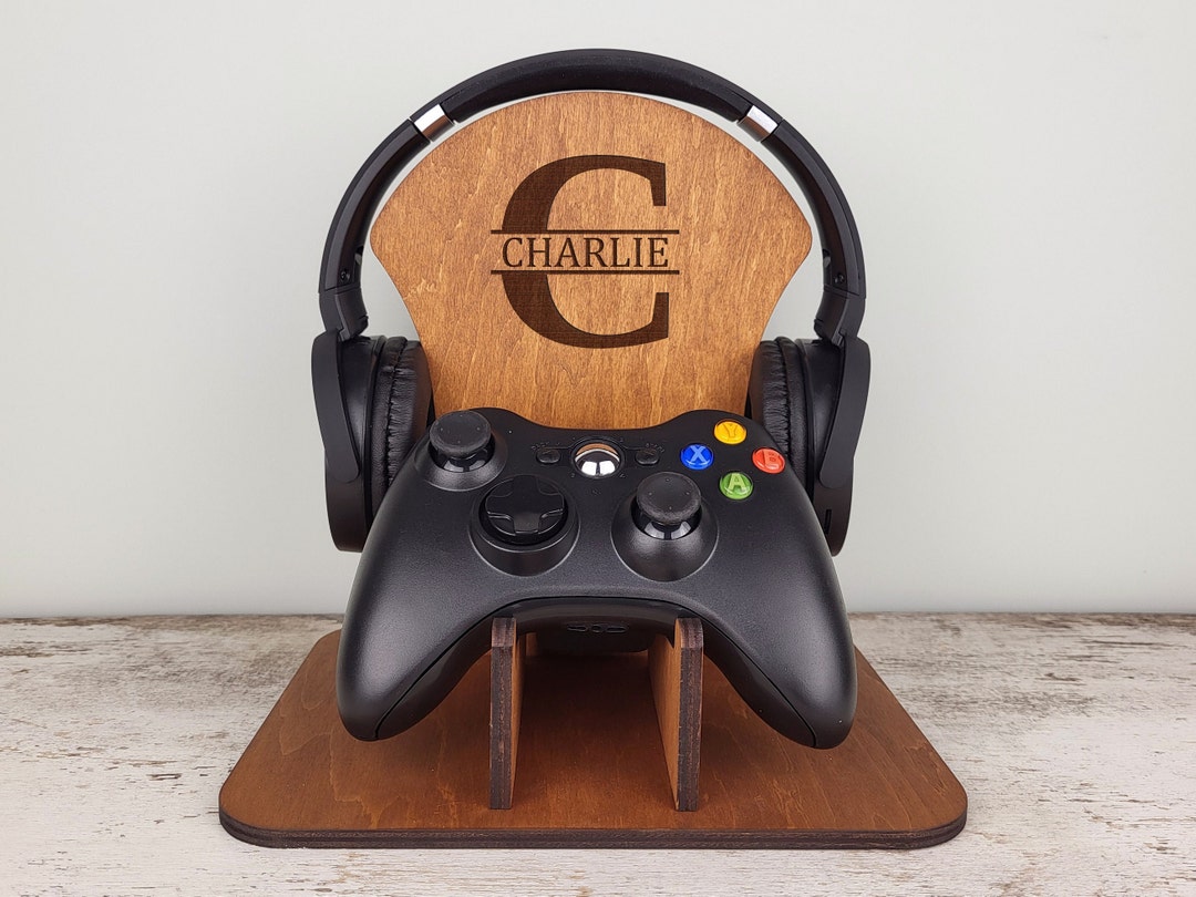 Headphone and Controller Stand / Gamer Gift / Gaming Station / Gamer ...
