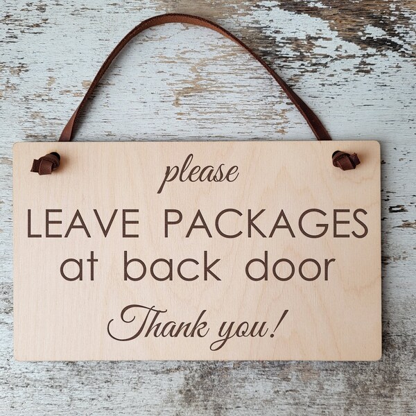 Buy Please Leave Package by Front Door Online In India - Etsy India