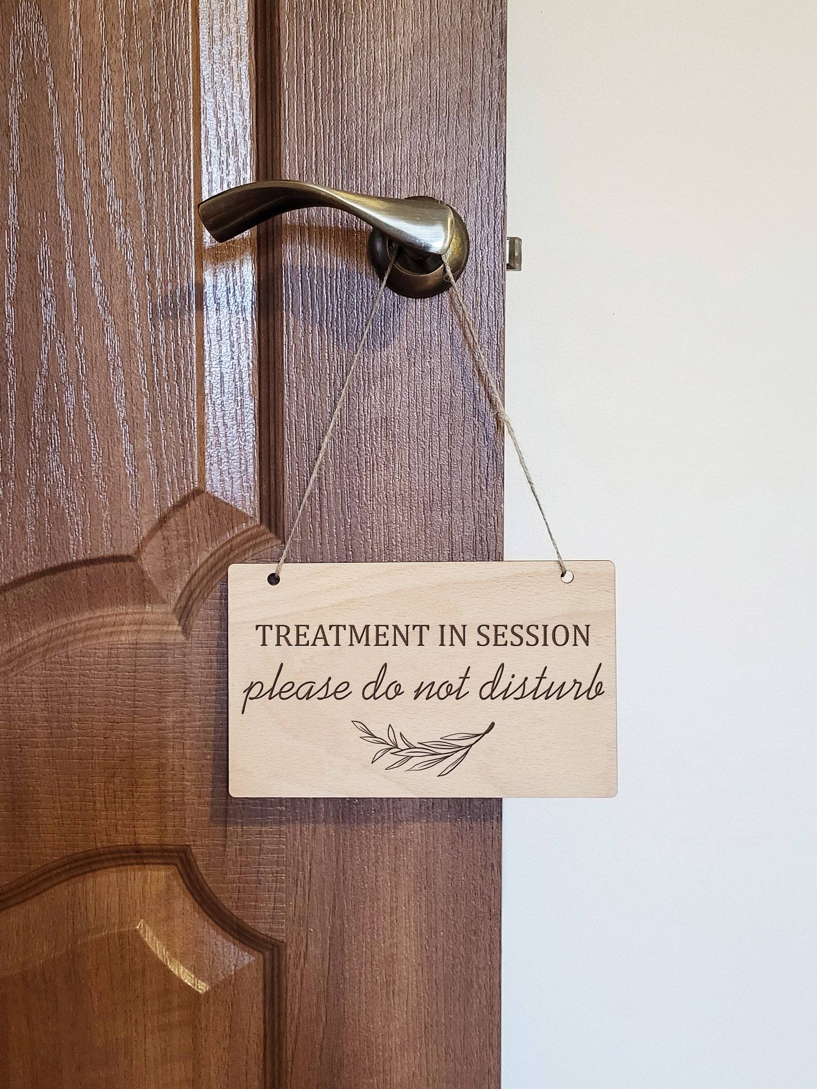 Treatment in Session Sign Do Not Disturb / Welcome Sign / Therapy in ...