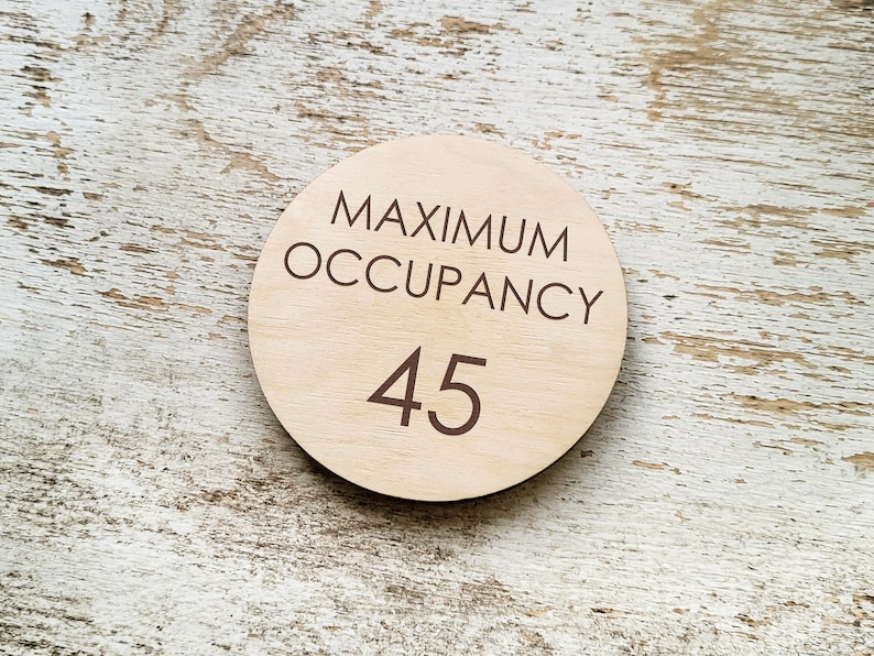 Custom Business and Office Sign - Personalized Occupancy Sign, Office ...
