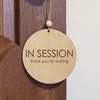 In Session Sign / Please Do Not Disturb / Custom Door Hanger / Therapy ...