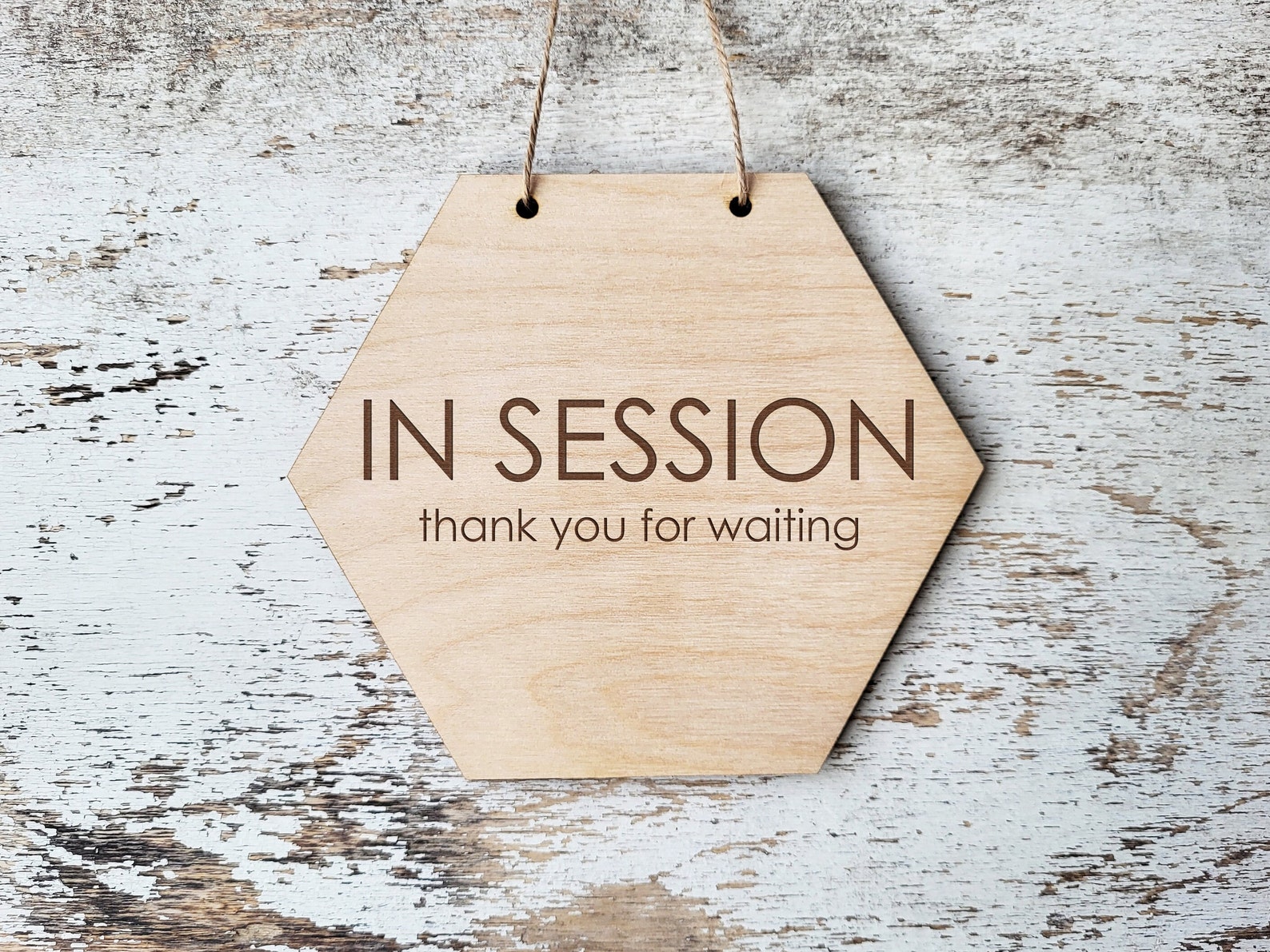 In Session Sign / Please Do Not Disturb / Custom Door Hanger / Therapy ...