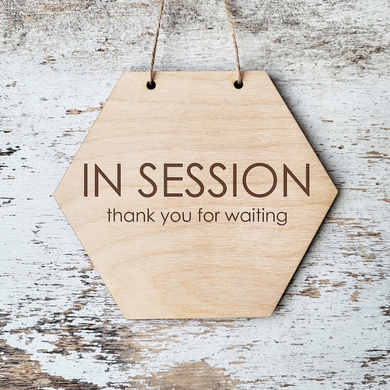 In Session Sign - Etsy