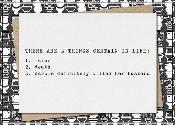 There Are 3 Things Certain in Life: 1. Taxes 2. Death 3. - Etsy Australia