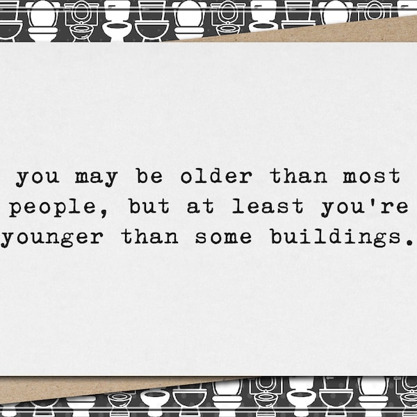 Funny Birthday Cards for Old People - Etsy