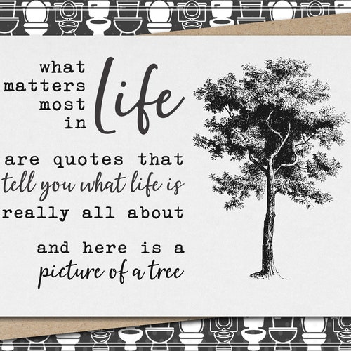 What Matters Most in Life Are Quotes and Here is a Picture of | Etsy