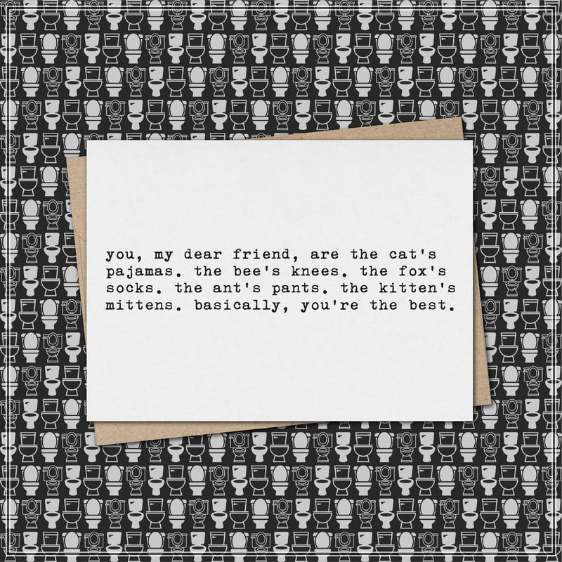The Cats Pajamas Card - Etsy