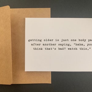 Getting Older is Your Body Saying: Think That's Bad Watch This // Funny ...