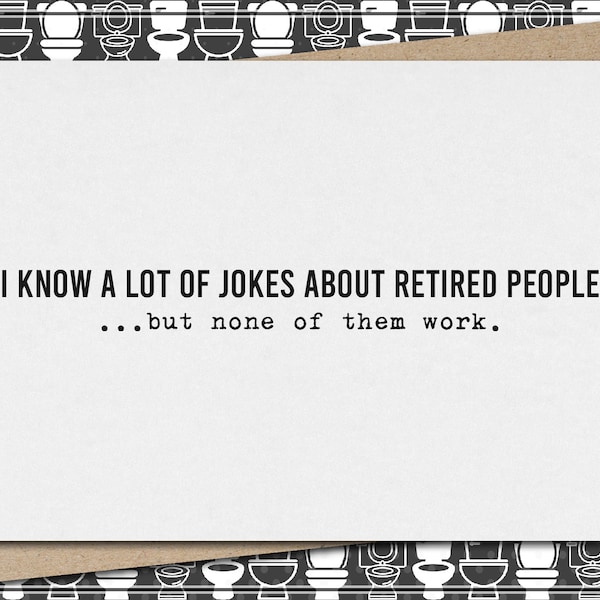 Snarky Retirement Card - Etsy