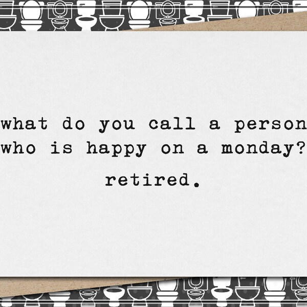 What Do You Call a Person Who is Happy on Monday - Etsy