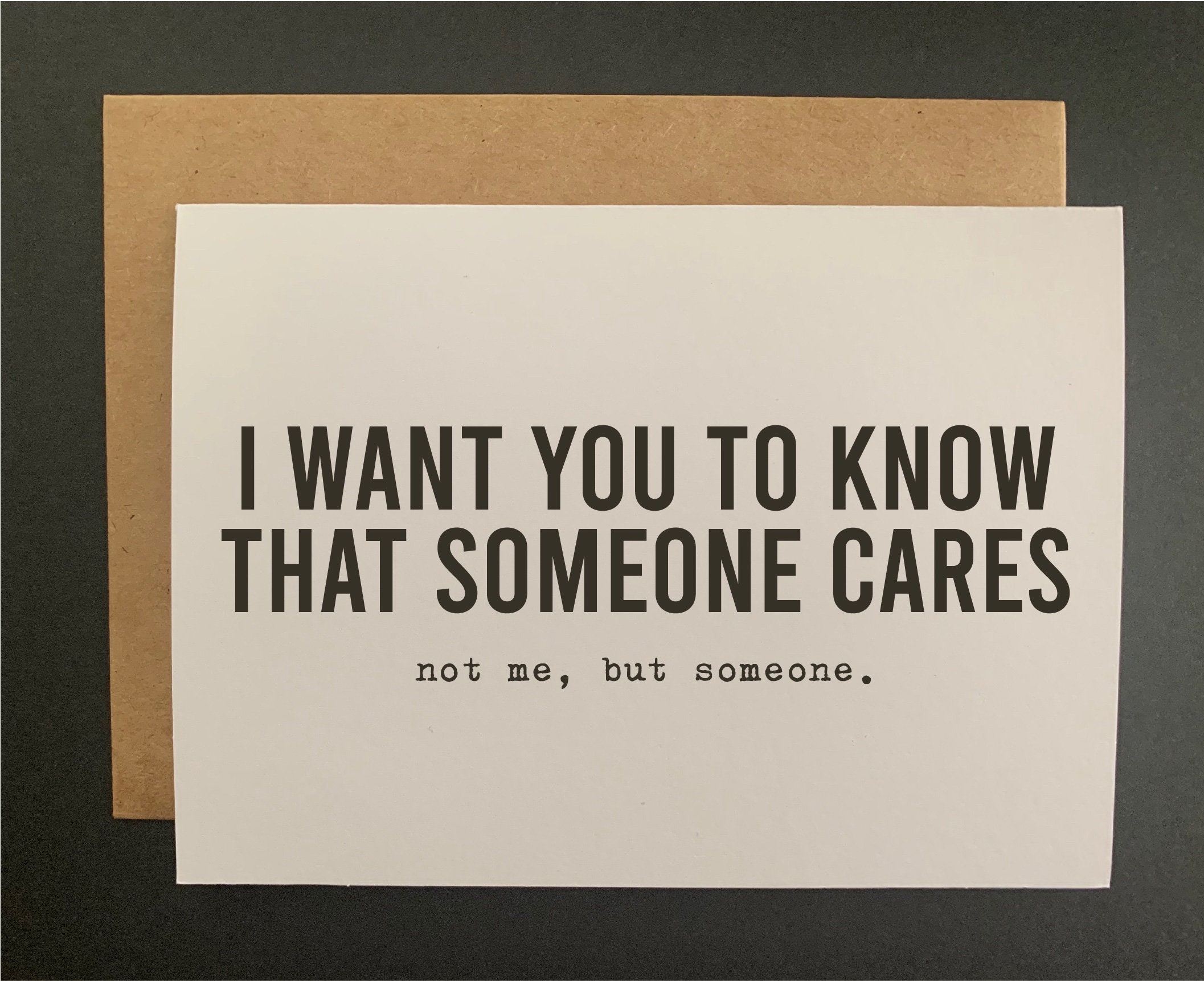Tell Someone Who Cares