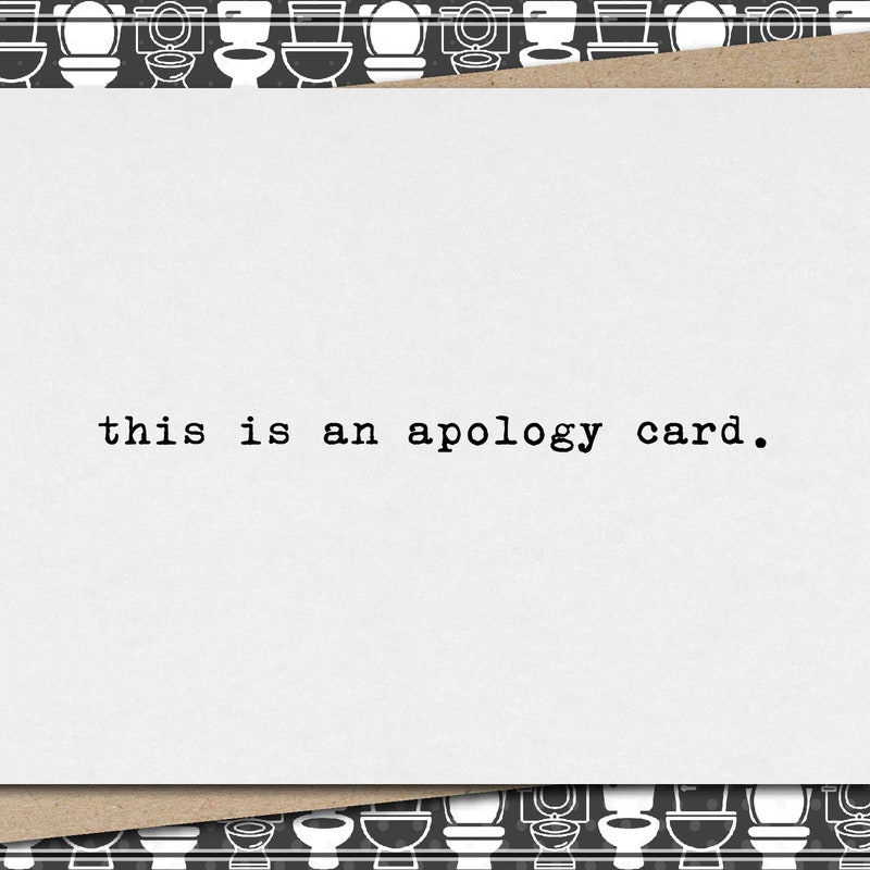 Apology Cards - Etsy