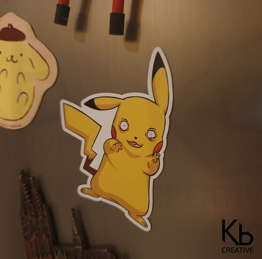 Pokemon Buzzing Pikachu magnet - Etsy
