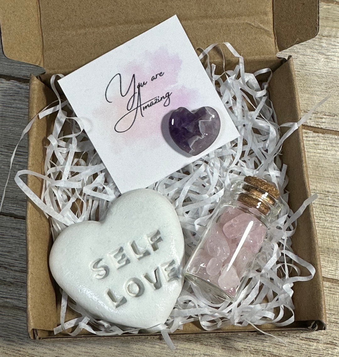 Mindfulness Crystal Box , Positive Box , Positive Gift, Healing Box ...