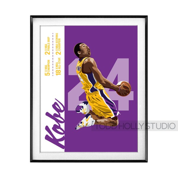 Kobe Bryant Vector - Etsy