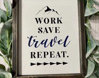 Travel Wood Sign - Etsy