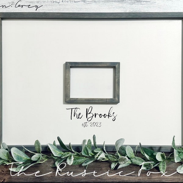 Framed Guest Book - Etsy