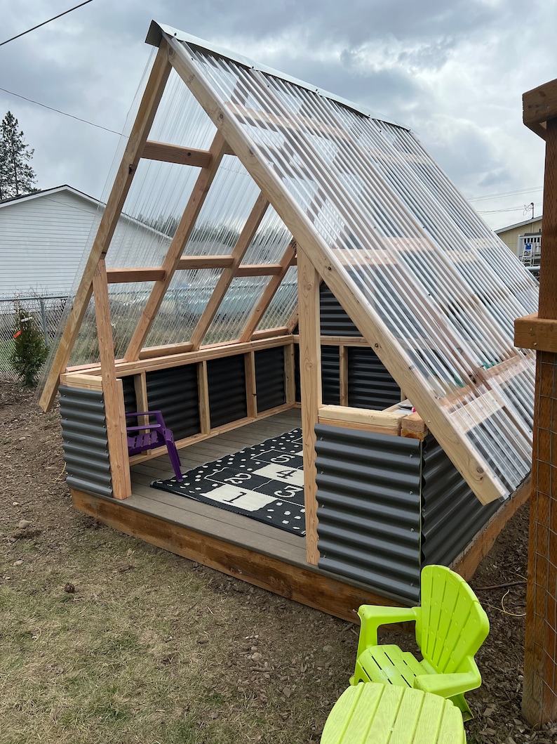 Simple Playhouse Plans - Etsy