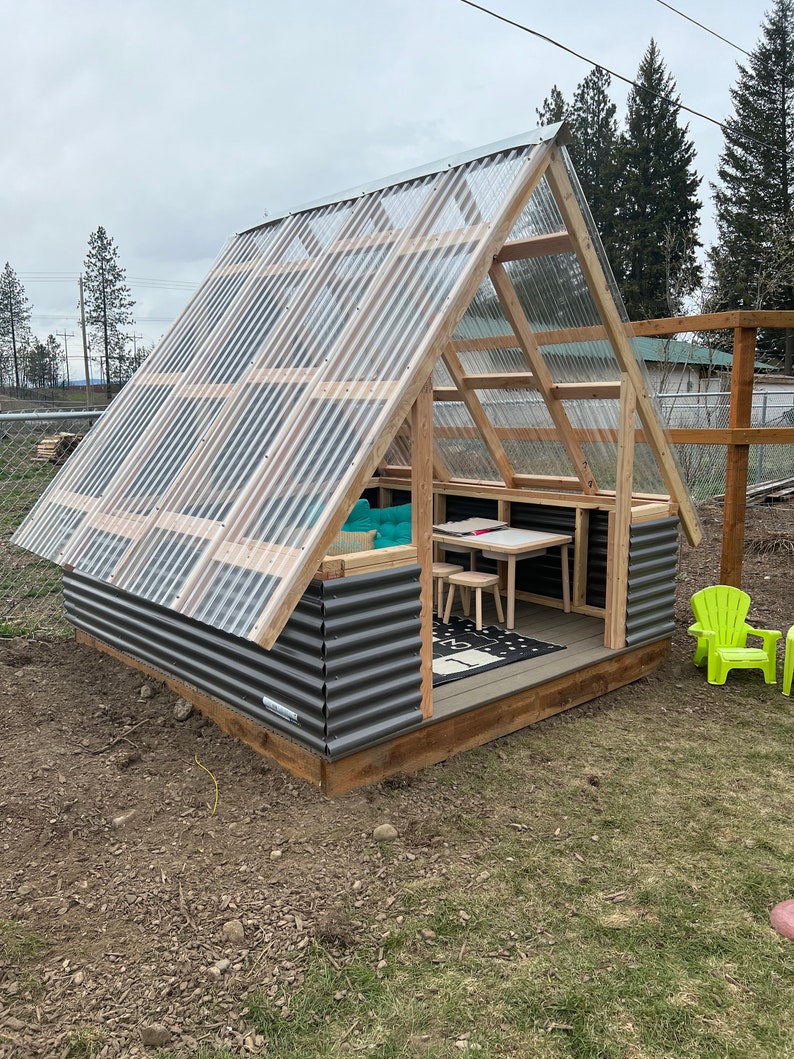 Simple Playhouse Plans - Etsy