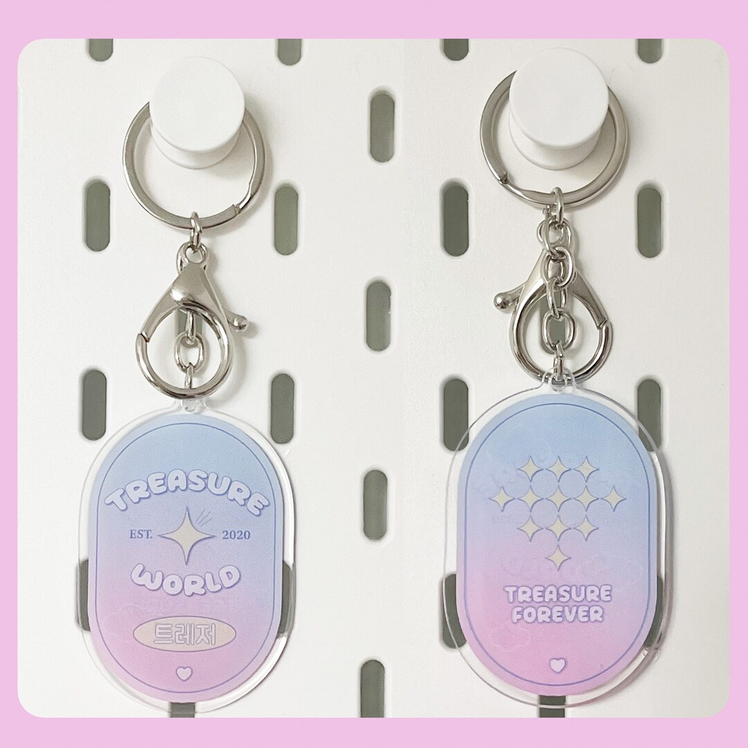 K-pop TREASURE WORLD YG Keychain - Etsy