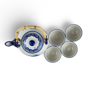 Japanese Ocean Wave Teapot Set Shizen Cha - Etsy