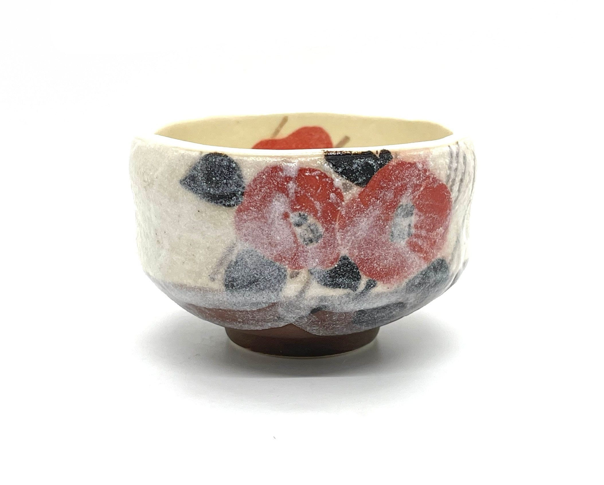 Japanese Handcrafted Tsubaki Hana Beige Mini Matcha Chawan Tea - Etsy