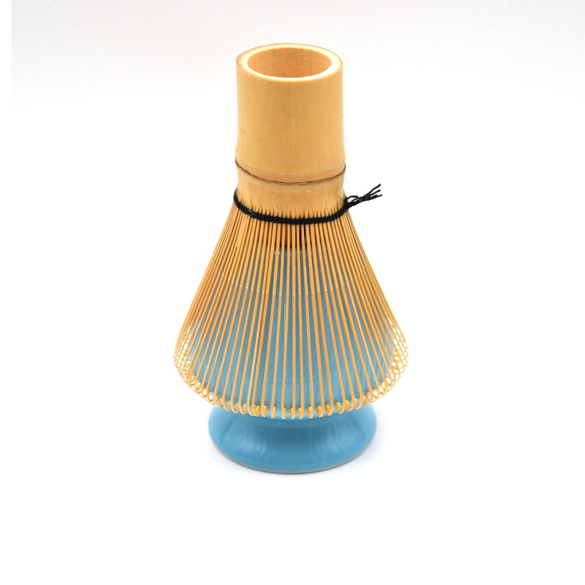 Japanese Aqua Blue Matcha Whisk Chasen Stand Shizen Cha - Etsy