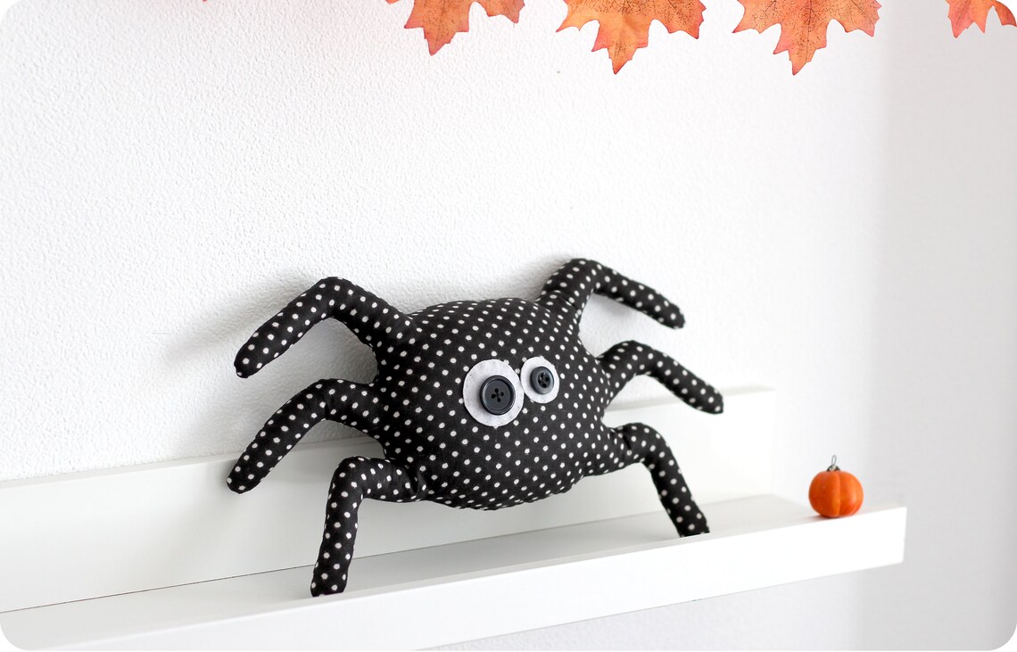 PDF Spider Sewing Pattern & Tutorial Stuffed Animal Sewing | Etsy