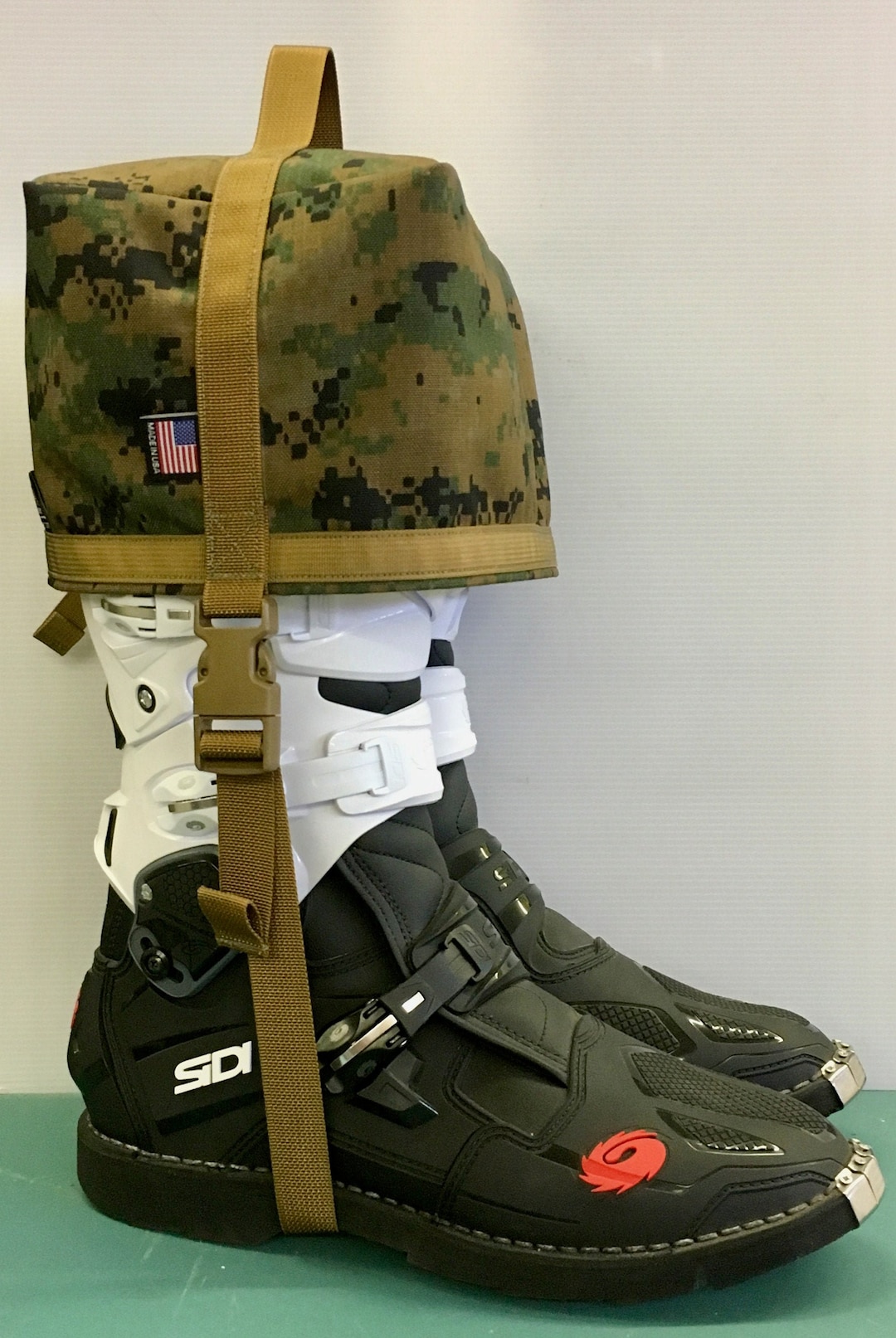 USMC MARPAT Woodland Camouflage Pattern, Motocross Boot Carrier, W ...