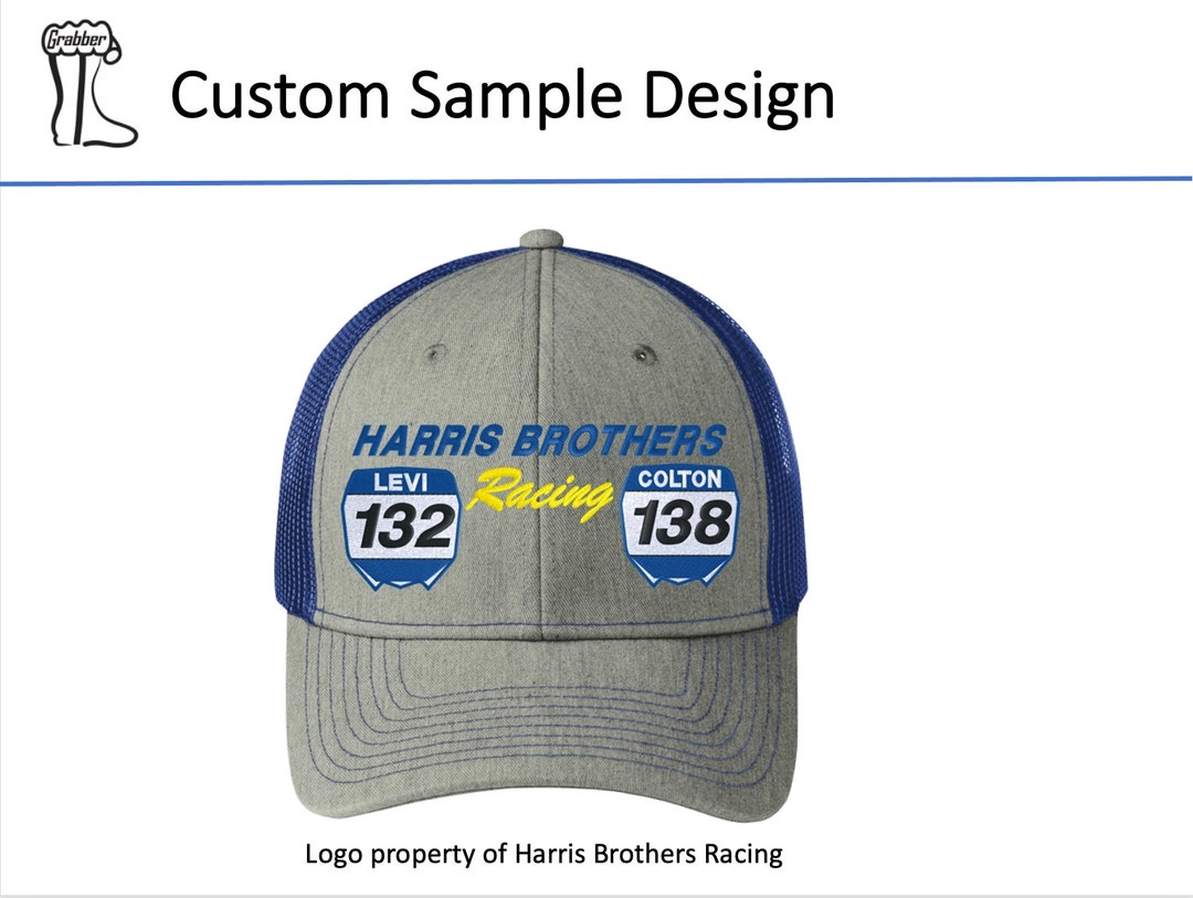 Full Custom Embroidered Caps - Etsy