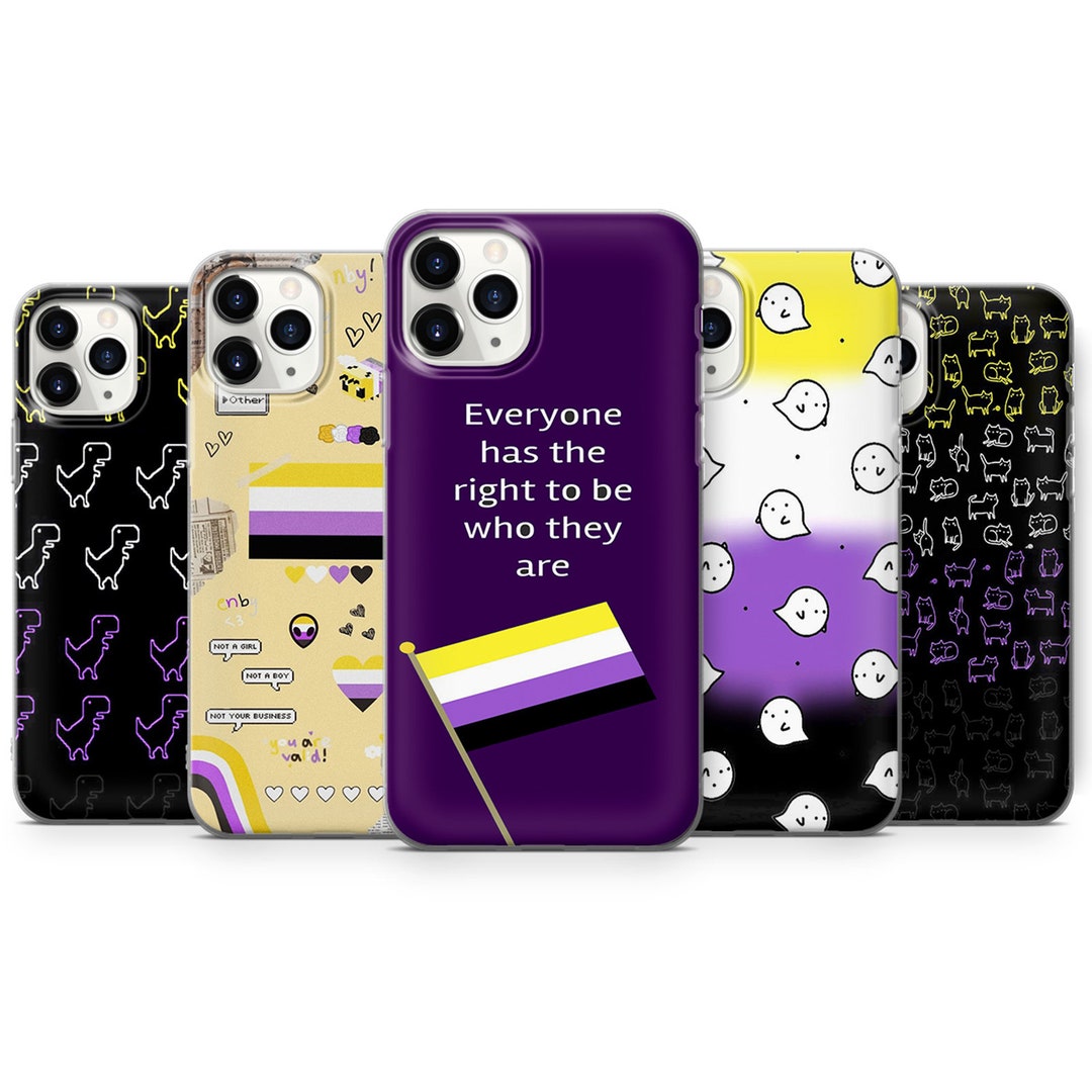 Non-binary gender LGBT Phone case cover for iPhone Samsung & Huawei ...