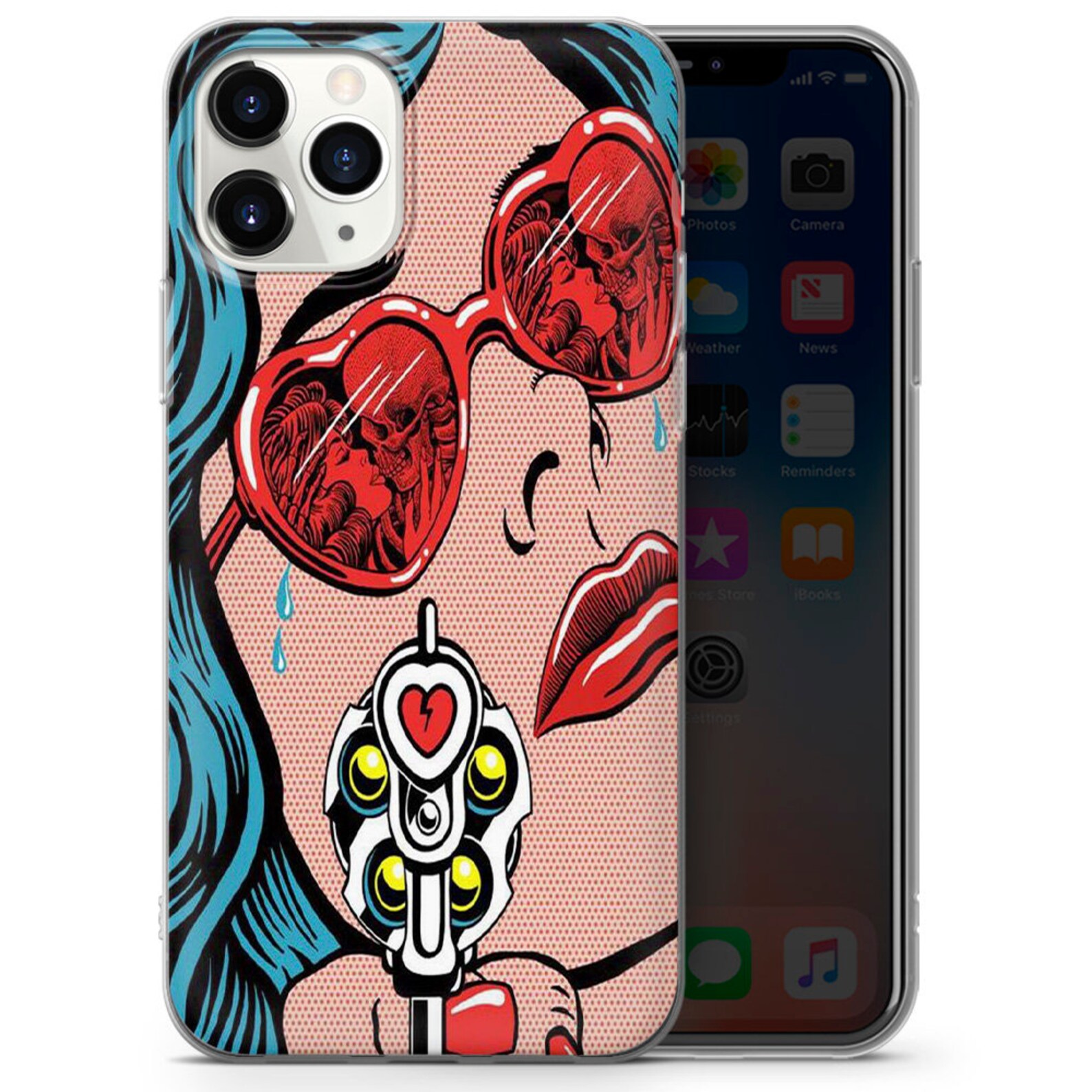 Pop art and comic style Phone case cover funny for iPhone - Etsy.de