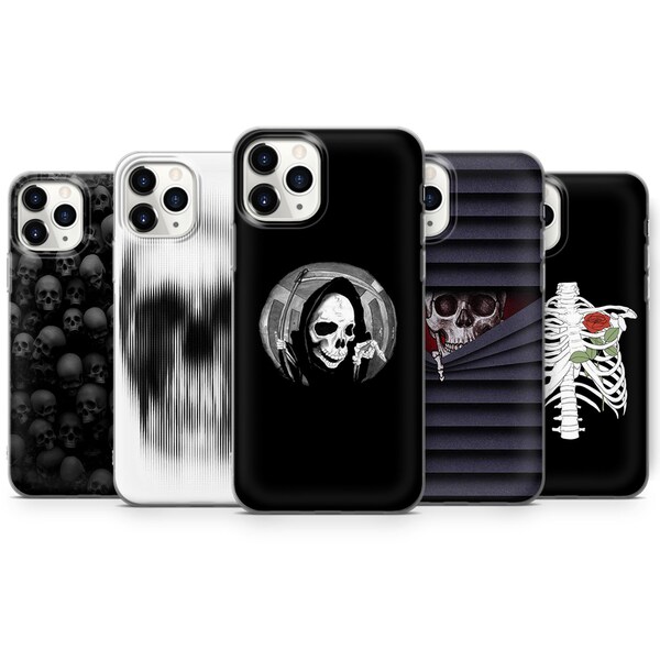 Skull Skeleton Phone Case - Etsy