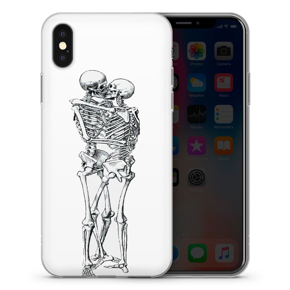 Skull/skeleton Dark/romantic Love and Death Phone Case - Etsy