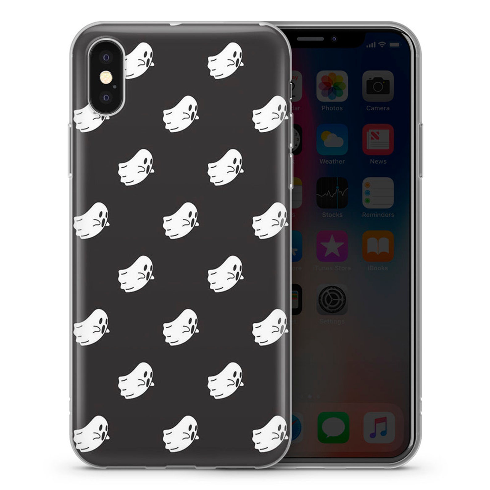 Halloween theme Vampire Bats Ghosts Monsters Phone case | Etsy